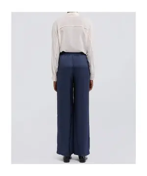 Aspesi Elastic Waist Pleated Straight Leg Trousers