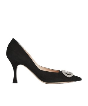Gucci Crystal Interlocking G Pumps