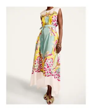 La DoubleJ Sancarlo Printed Maxi Dress - Multicolor