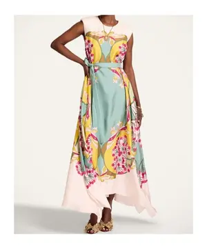 La DoubleJ Sancarlo Printed Maxi Dress - Multicolor
