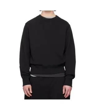 ENTIRE STUDIOS Embossed Crew Neck Sweatshirt - Black