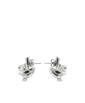 Bottega Veneta Small Anemone Earrings - Silver