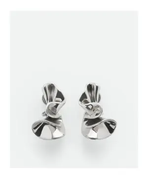 Bottega Veneta Small Anemone Earrings - Silver