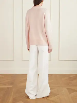 Loulou De Saison Baltra Cashmere Sweater - Blush