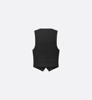 Dior Sleeveless Suit Vest - Black