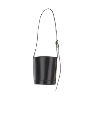 JIL SANDER Cannolo Bucket Bag - Black