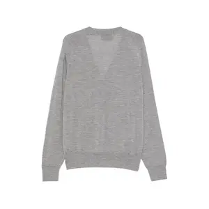 Ami V-neck Cardigan - Grey