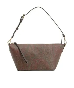 Etro Zippered Shoulder Bag - Brown