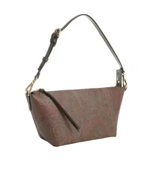 Etro Zippered Shoulder Bag - Brown