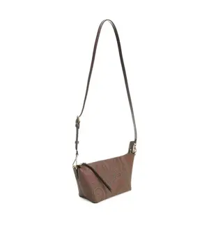 Etro Zippered Shoulder Bag - Brown