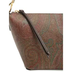 Etro Zippered Shoulder Bag - Brown