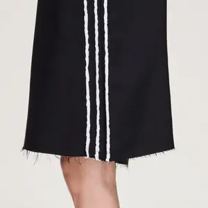 Y3 Sport Uniform Raw Cut 3-stripes Shorts - Black