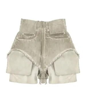 Rick Owens Dirt Cutoffs Shorts - Sand