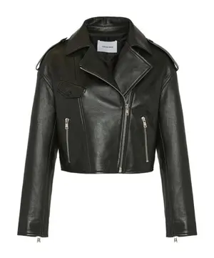 YVES SALOMON Lambskin Biker Jacket