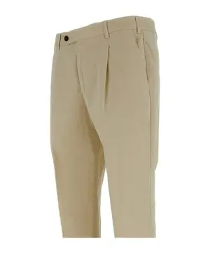 PT TORINO Pleated Trousers - Beige