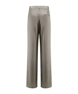 ALYSI Flared Tailored Trousers - Gray