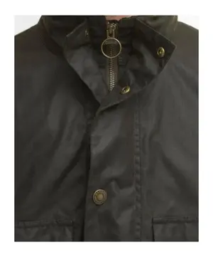 Barbour Field Snap-front Jacket - Black