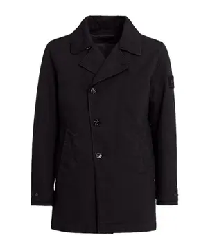 Stone Island Poly Blend Jacket With Logo Patch