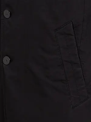 Stone Island Poly Blend Jacket With Logo Patch