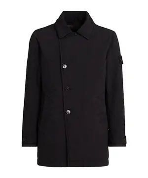 Stone Island Poly Blend Jacket With Logo Patch