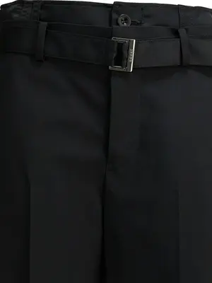 Sacai Buckled Shorts - Black