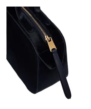 Khaite Simona Pony Skin Shoulder Bag - Black