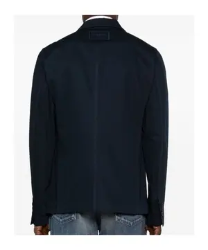 Givenchy Single-breasted Deconstructed Cotton Jacket