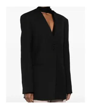 THE FRANKIE SHOP Long-sleeved Casual Jacket With Button Closure And Patch Pockets