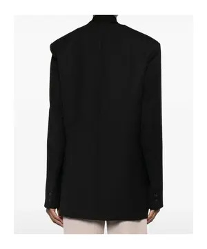 THE FRANKIE SHOP Long-sleeved Casual Jacket With Button Closure And Patch Pockets