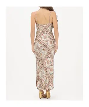 Just Cavalli All-over Print Maxi Dress - Beige