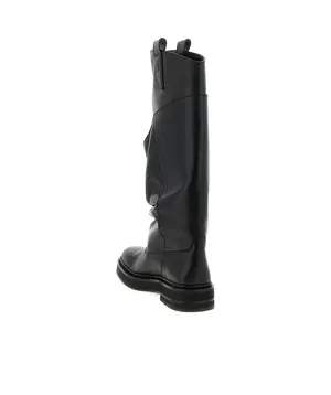 Attico Knee-high Boots - Black