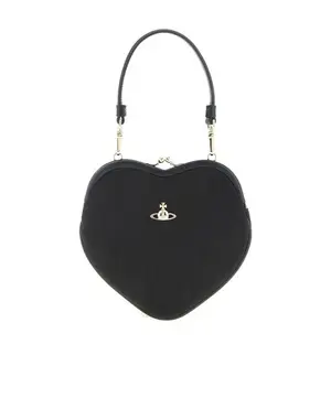 VIVIENNE WESTWOOD Belle Heart Frame Purse - Black