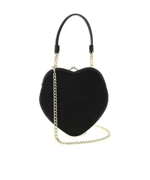 VIVIENNE WESTWOOD Belle Heart Frame Purse - Black