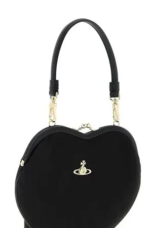 VIVIENNE WESTWOOD Belle Heart Frame Purse - Black