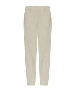 Moschino Straight-leg Tailored Pants With Belt Loops