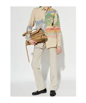 Moschino Straight-leg Tailored Pants With Belt Loops