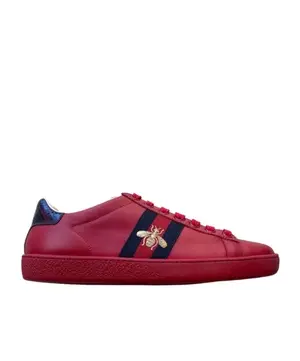 Gucci Embroidered Bee Low-top Sneakers