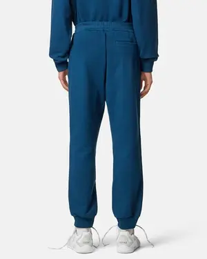 Versace Medusa-head Embroidered Sweatpants - Blue
