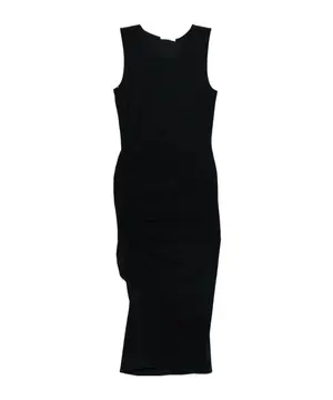 Patrizia Pepe Sleeveless Draped Midi Dress