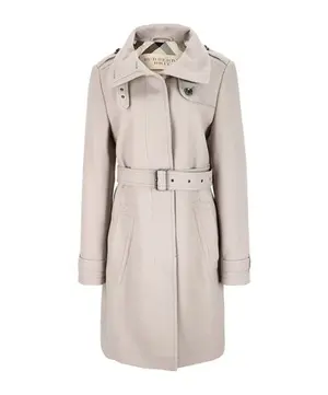 Burberry Long-sleeved Belted Windbreaker