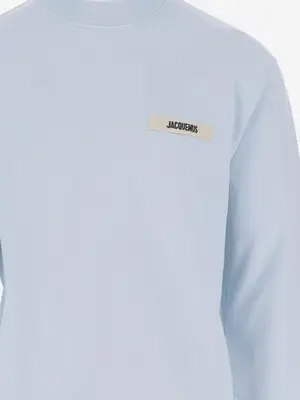 Jacquemus Logo Patch Crewneck Sweatshirt - White