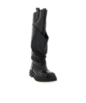 Attico Robin Passeggiata Combat Boots - Black