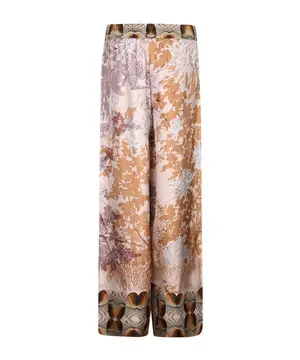 PIERRE-LOUIS MASCIA Printed Wide-leg Pants