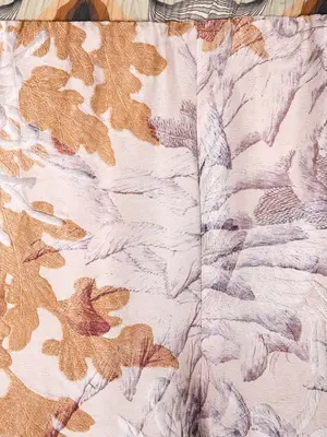 PIERRE-LOUIS MASCIA Printed Wide-leg Pants