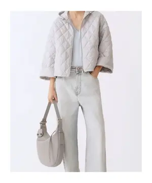 Fabiana Filippi Quilted Hooded Jacket - White