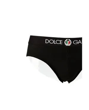 Dolce & Gabbana Logo Detail Panties - Black