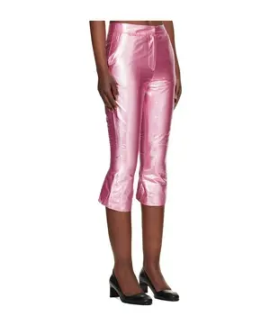 EDWARD CUMING Metallic Capri Pants