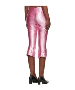 EDWARD CUMING Metallic Capri Pants