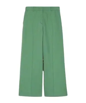 Max Mara Tailored Cropped Pants - Green