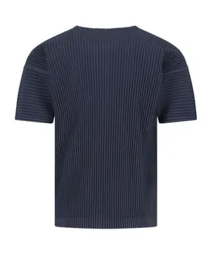 Issey Miyake Homme Plissé Pleated T-shirt - Black